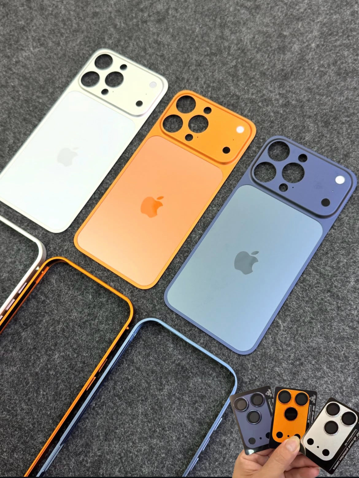 Metal Converter with bumper & Lens - 17 pro max & 17 pro