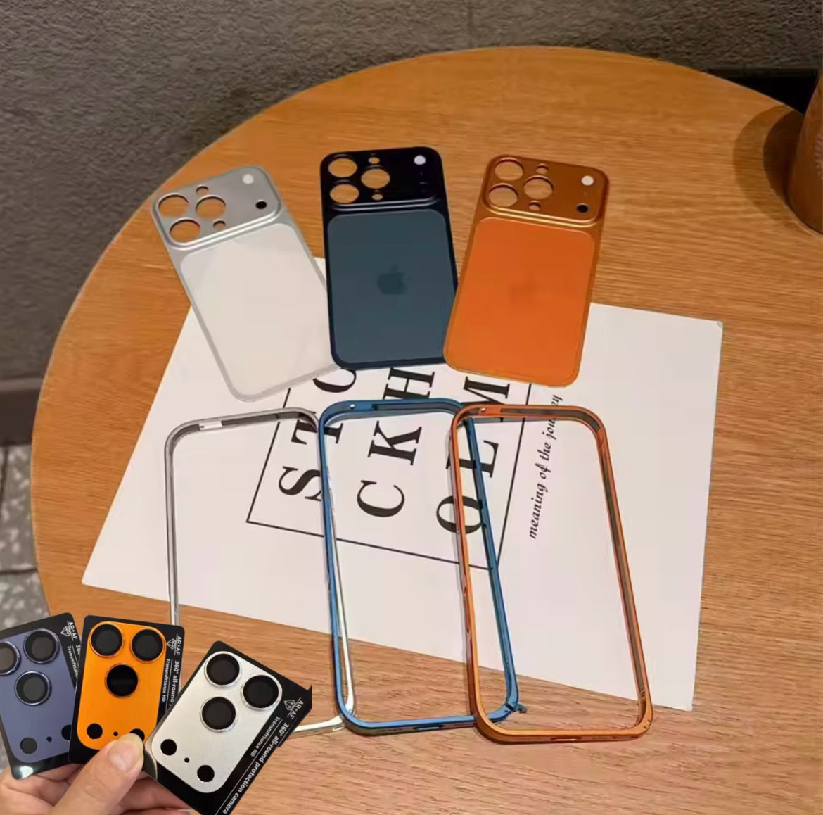 Metal Converter with bumper & Lens - 17 pro max & 17 pro