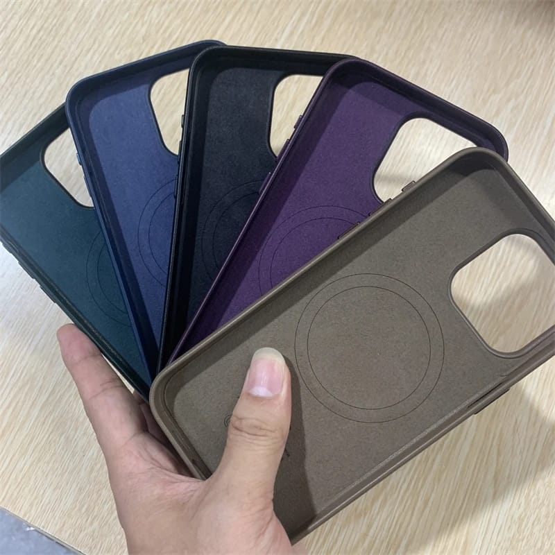 GENERIC LEATHER CASE WITH IC FOR IPHONE 15 PRO & 15 PRO MAX
