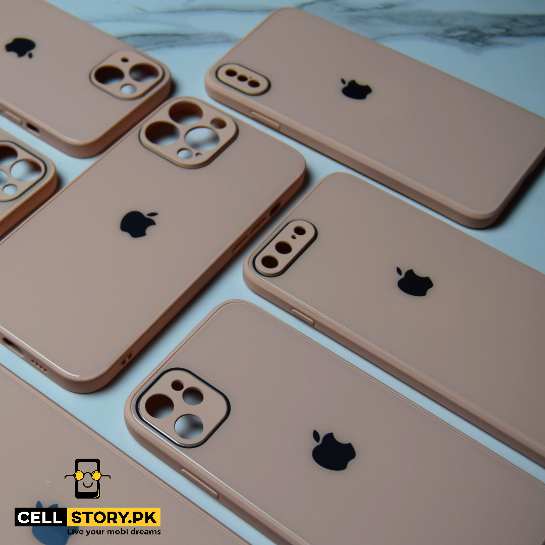 Apple logo case for iPhone models