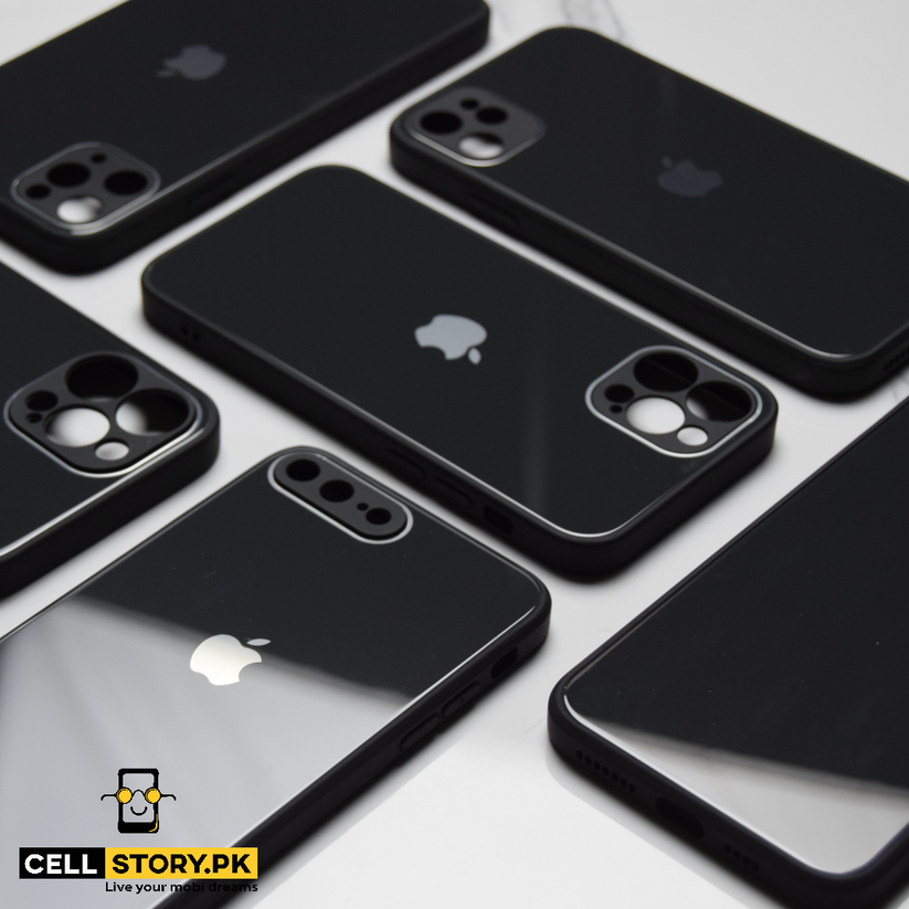 Apple logo case for iPhone models