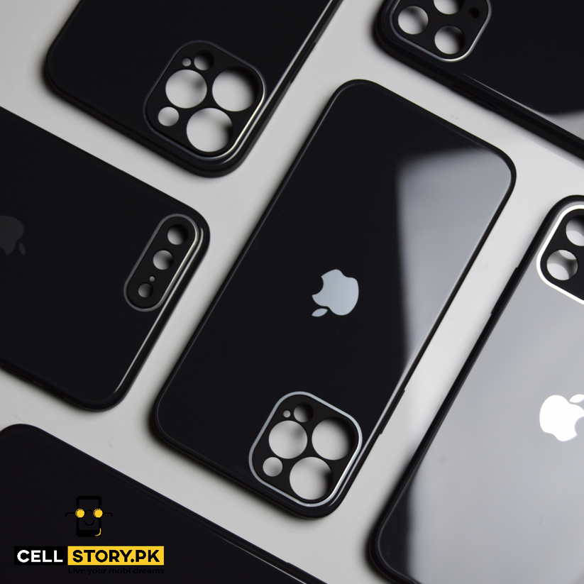 Apple logo case for iPhone models