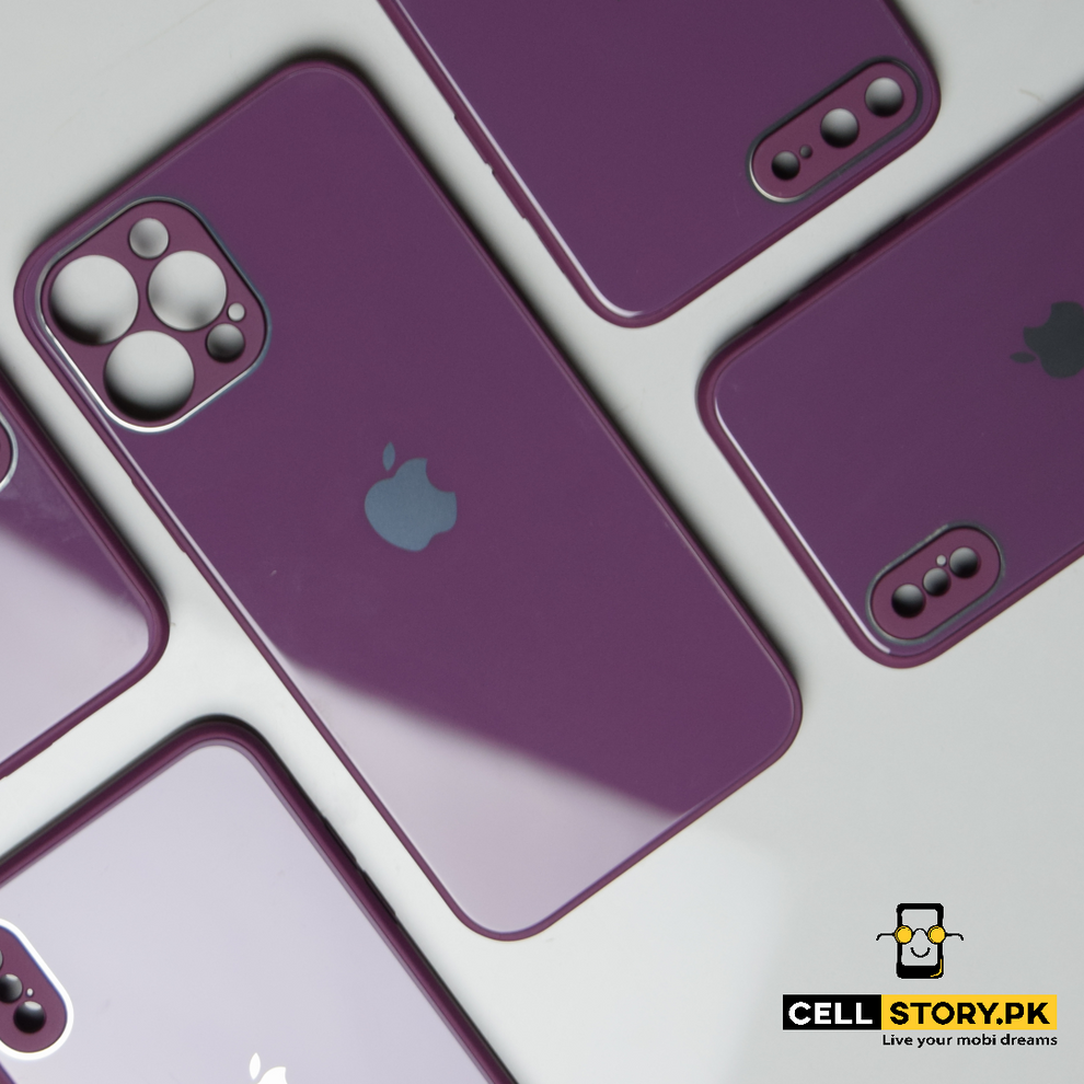 Apple logo case for iPhone models