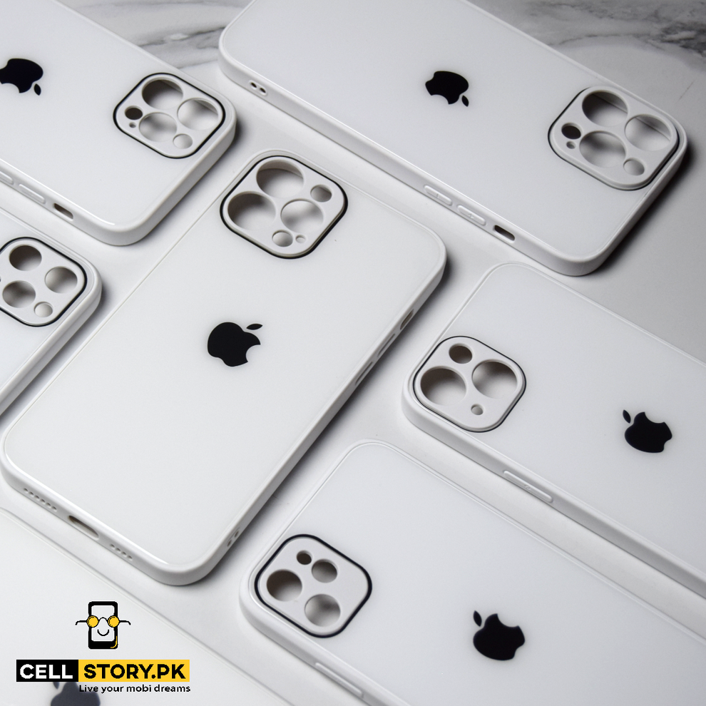 Apple logo case for iPhone models